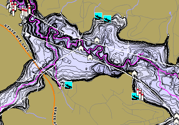 Lake Arthur Map